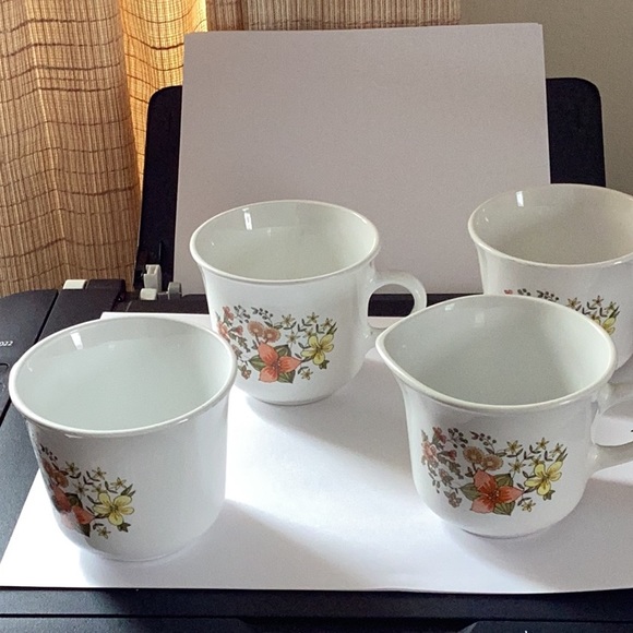 Corelle | Dining | Corelle Indian Summer Cups And Creamer | Poshmark